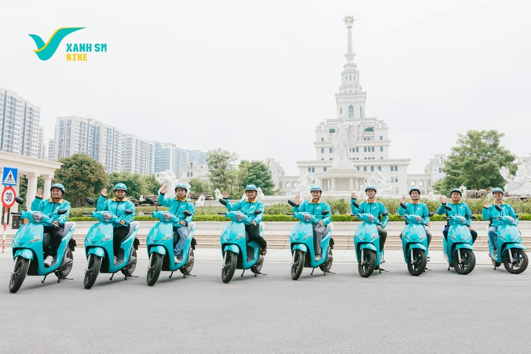 Dịch vụ xe ôm Xanh SM sẽ vận hành vào ngày 14/8