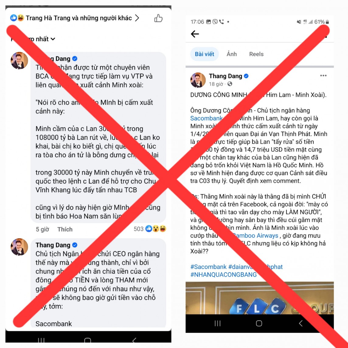 Vụ ‘Thang Dang’ bịa đặt, vu khống ông Dương Công Minh: Cần nghiêm trị để tránh tiền lệ xấu!