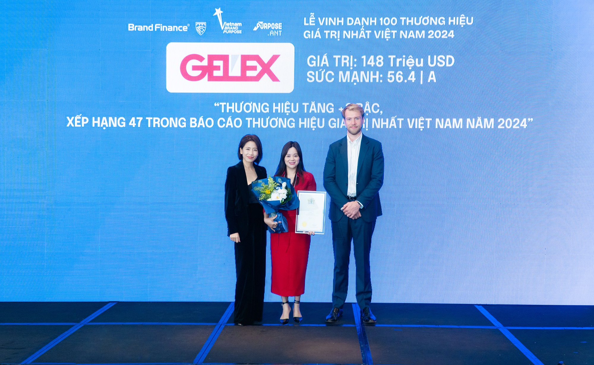 GELEX thăng hạng trong Top 100 thương hiệu giá trị nhất Việt Nam 2024